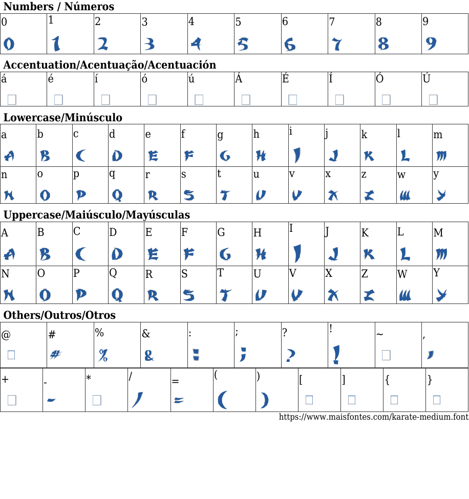 Karate Medium Font: Free Download | MaisFontes