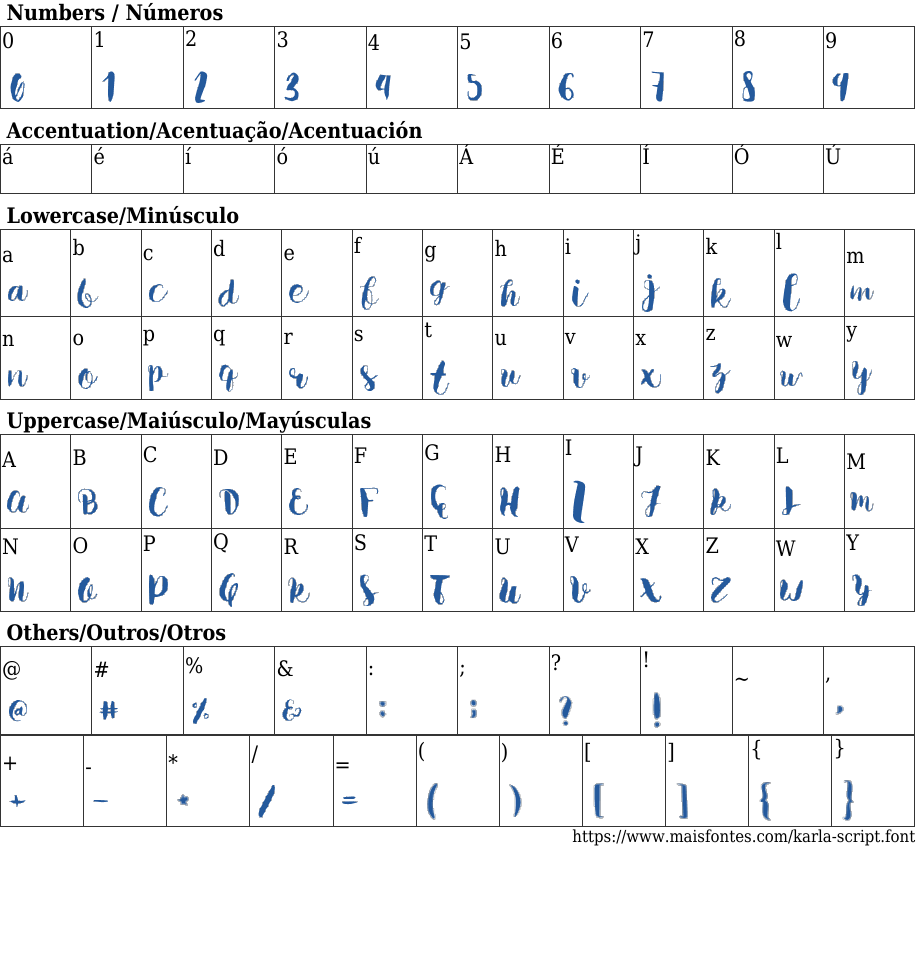 Karla Script: Free Font Download | MaisFontes