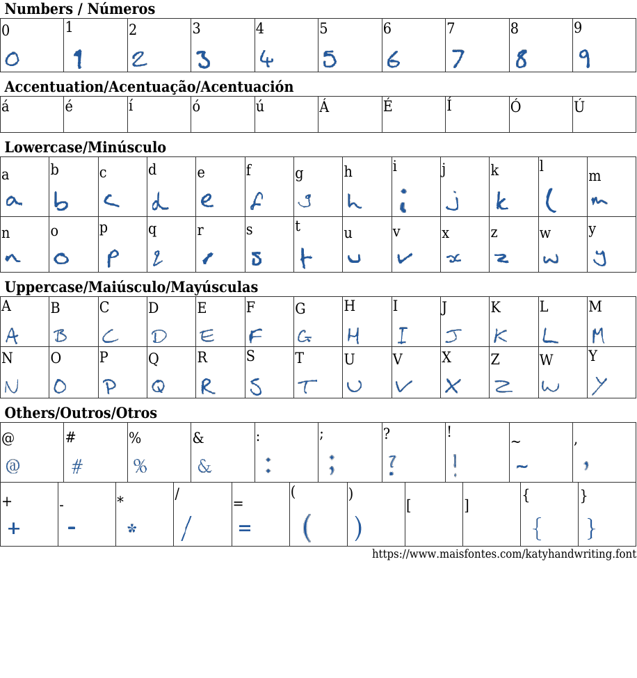 Katy Handwriting Font: Free Download | MaisFontes