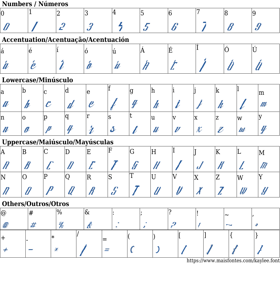 Kaylee: Free Font Download | MaisFontes