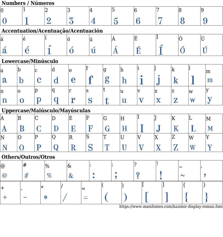 Kazimir Display Roman: Free Font Download | MaisFontes