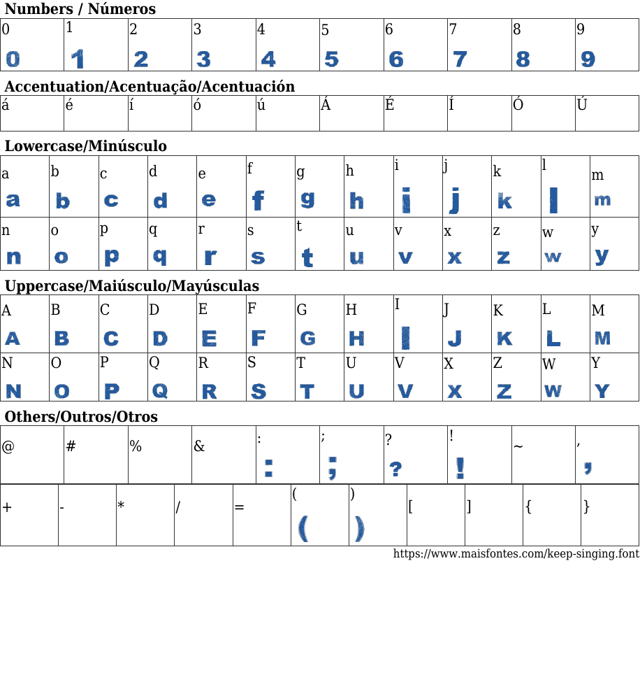 Keep Singing: Baixar Fonte Grátis | MaisFontes