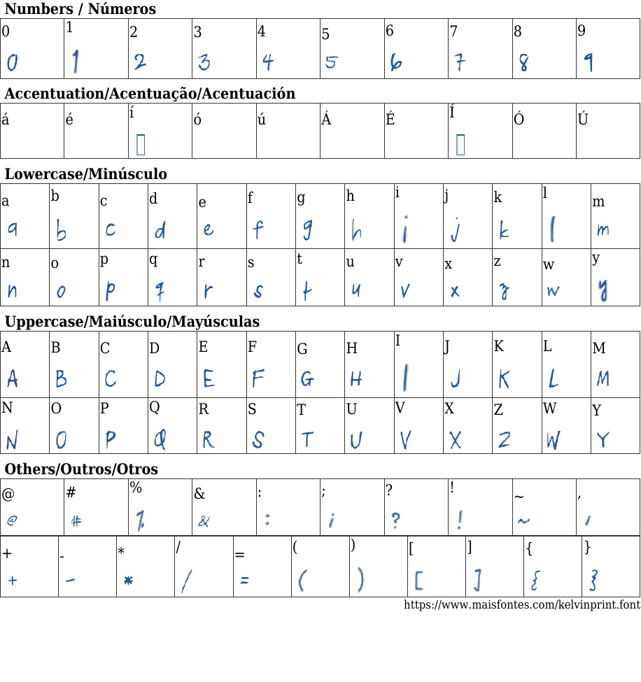 Kelvin Print Font: Free Download | MaisFontes