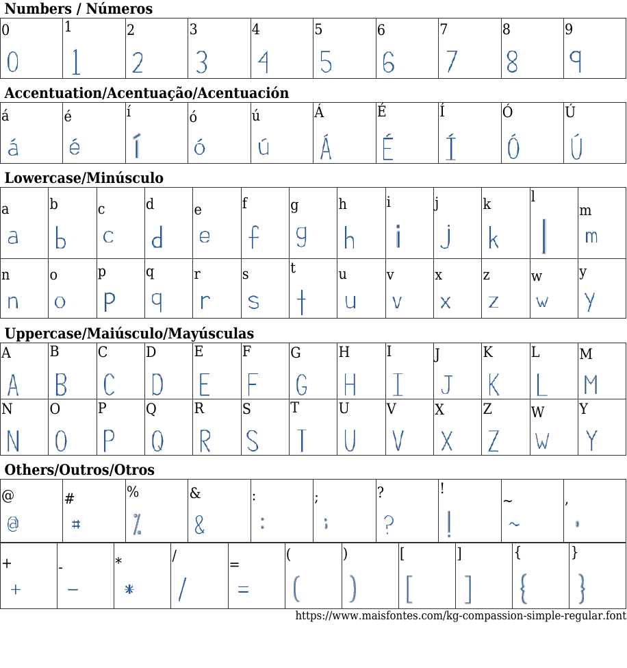 KG Compassion Simple Regular: Free Font Download | MaisFontes