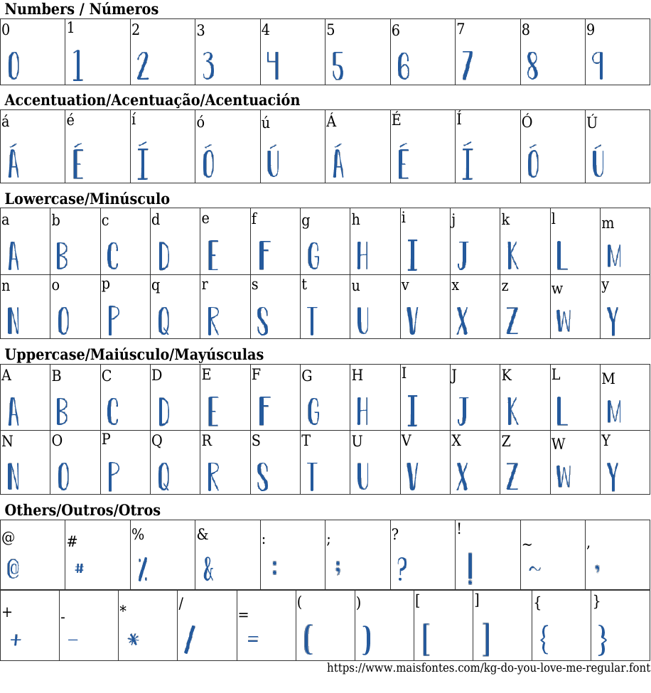 KG Do You Love Me Regular: Baixar Fonte Grátis | MaisFontes