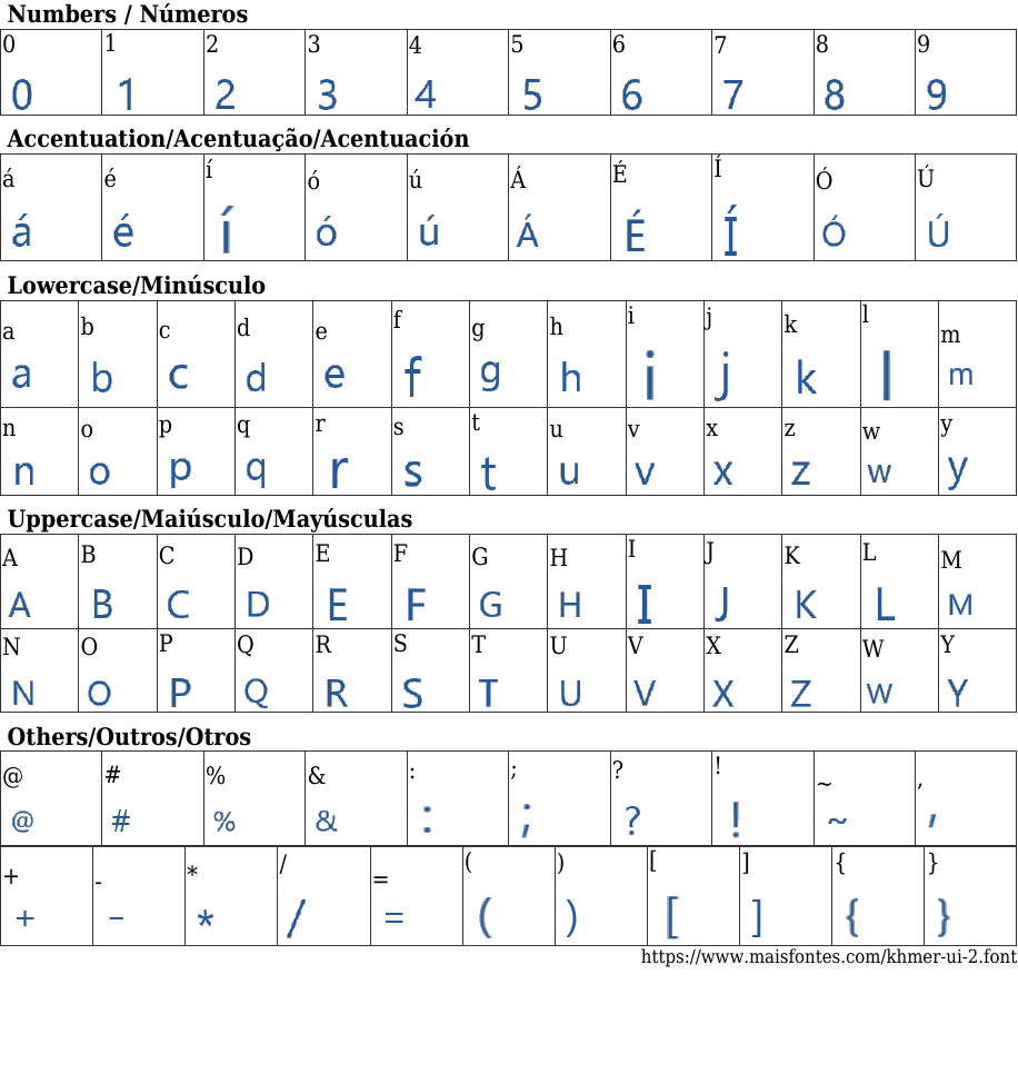 Khmer UI: Free Font Download | MaisFontes