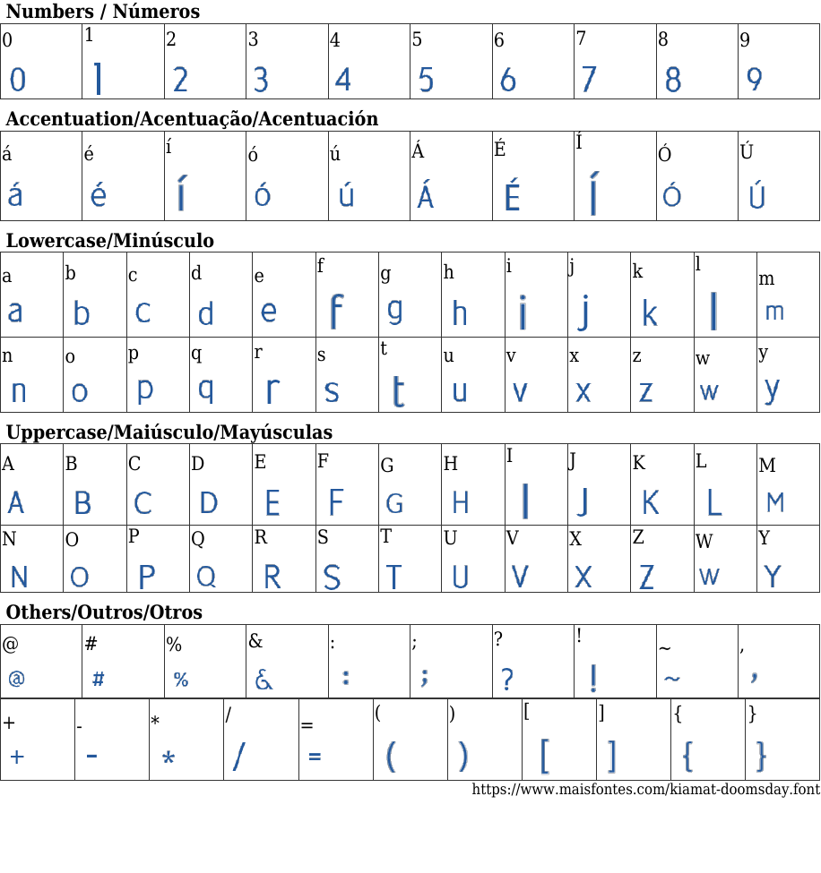 Kiamat Doomsday: Free Font Download | MaisFontes