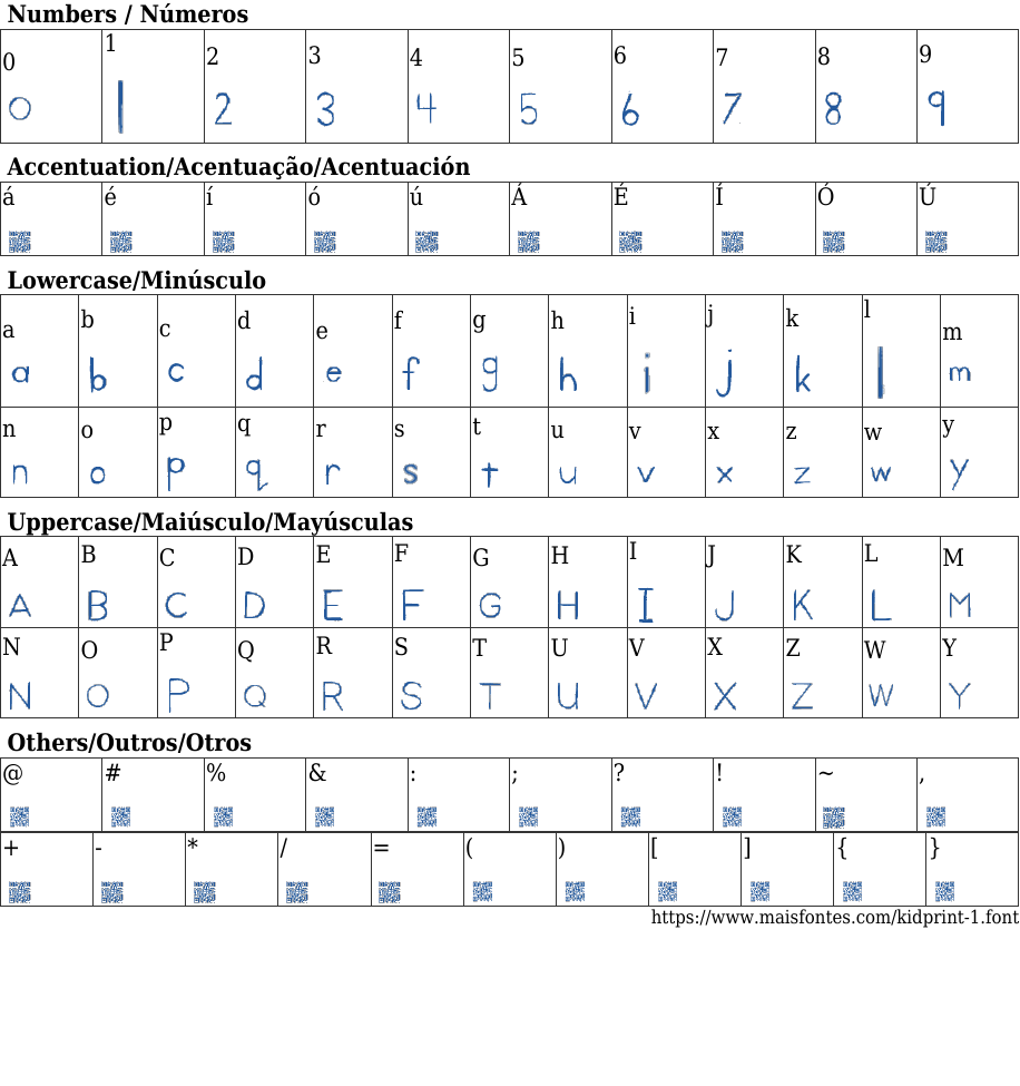 KidPrint Alternate: Free Font Download | MaisFontes