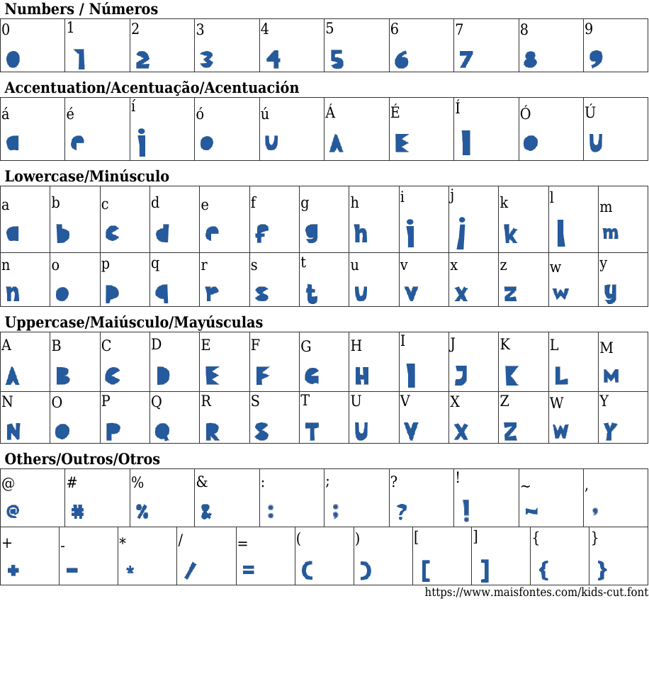Kids Cut: Free Font Download | MaisFontes