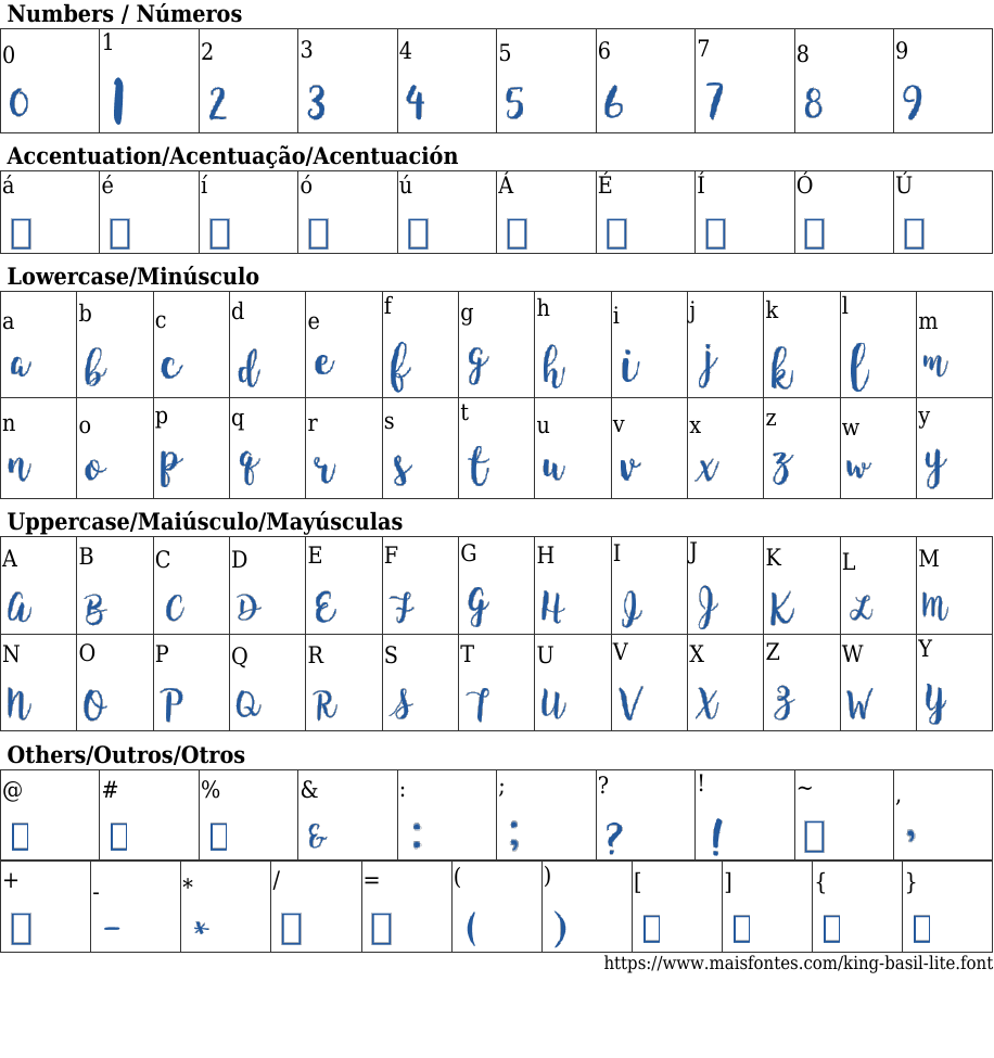 King Basil Lite: Download Free Font | MaisFontes