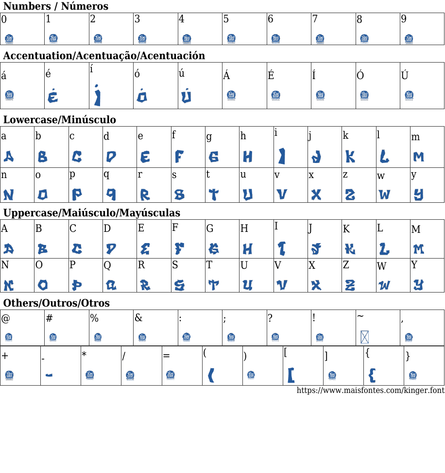 KINGER: Free Font Download | MaisFontes