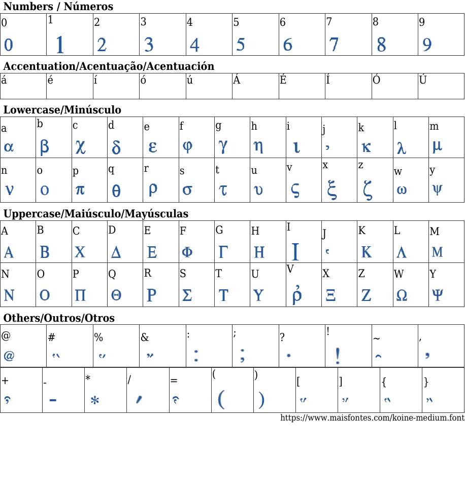 Koine Medium: Baixar Fonte Grátis | MaisFontes