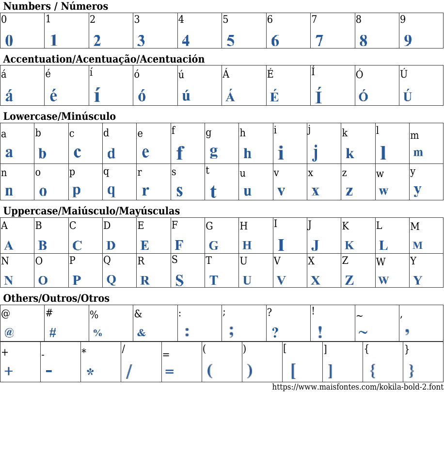 Kokila Bold Font: Free Download | MaisFontes