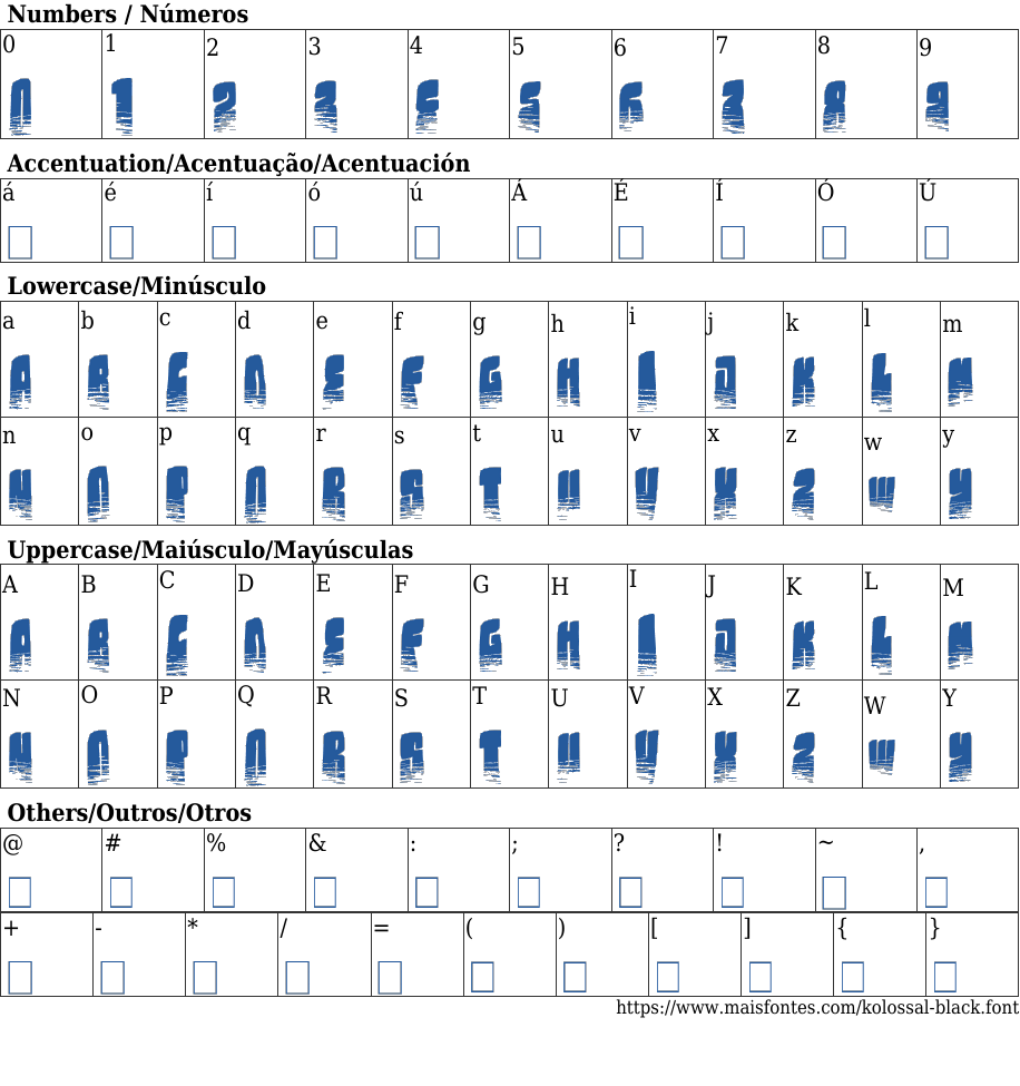 Kolossal black: Baixar Fonte Grátis | MaisFontes