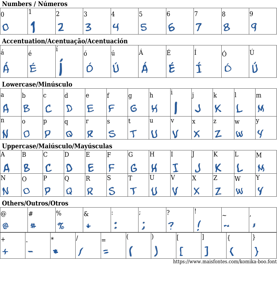 Komika Boo: Free Font Download | MaisFontes