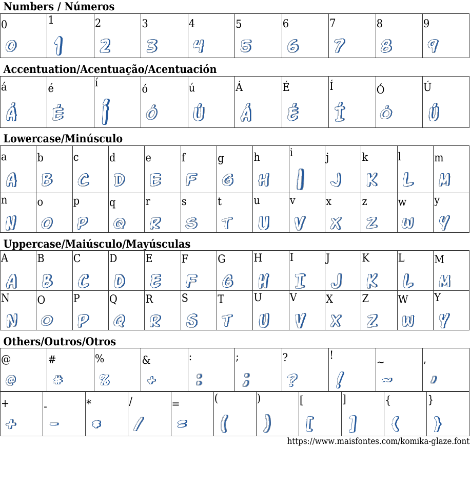 Komika Glaze: Free Font Download | MaisFontes