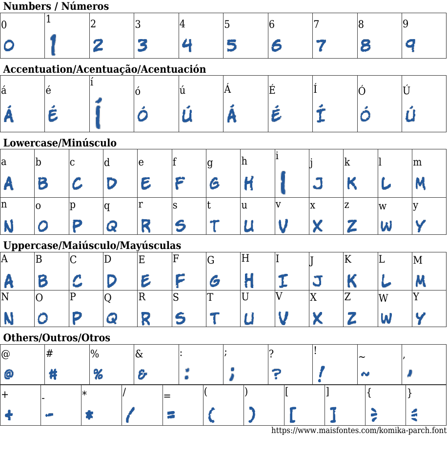 Komika Parch Font: Free Download | MaisFontes