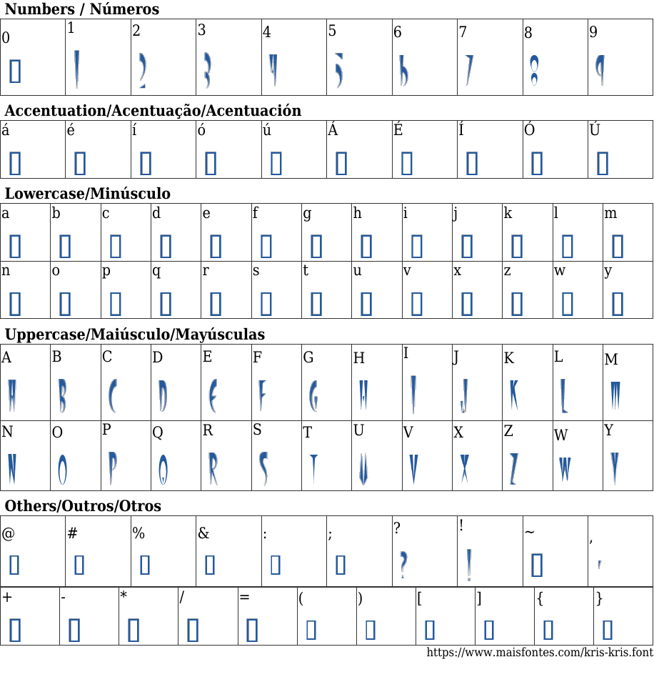 Kris Kris: Baixar Fonte Grátis | MaisFontes