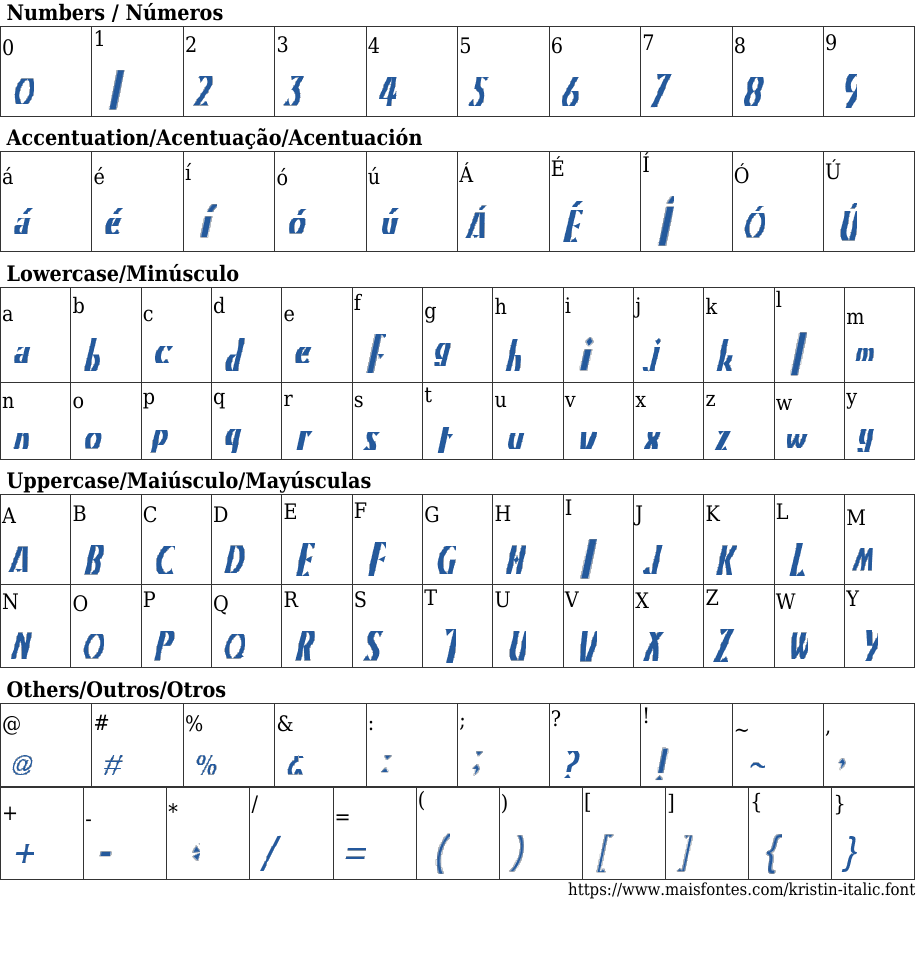 Kristin Italic Font: Free Download | MaisFontes