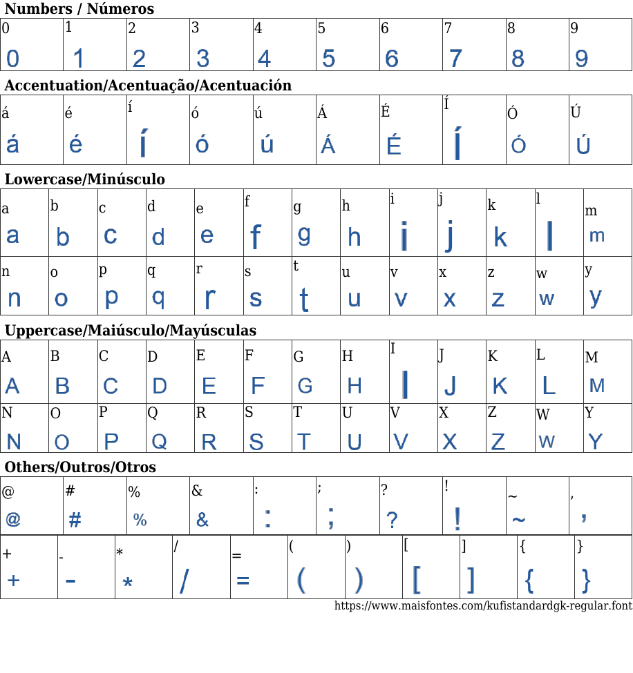 Kufi Standard GK Regular Font: Free Download | MaisFontes