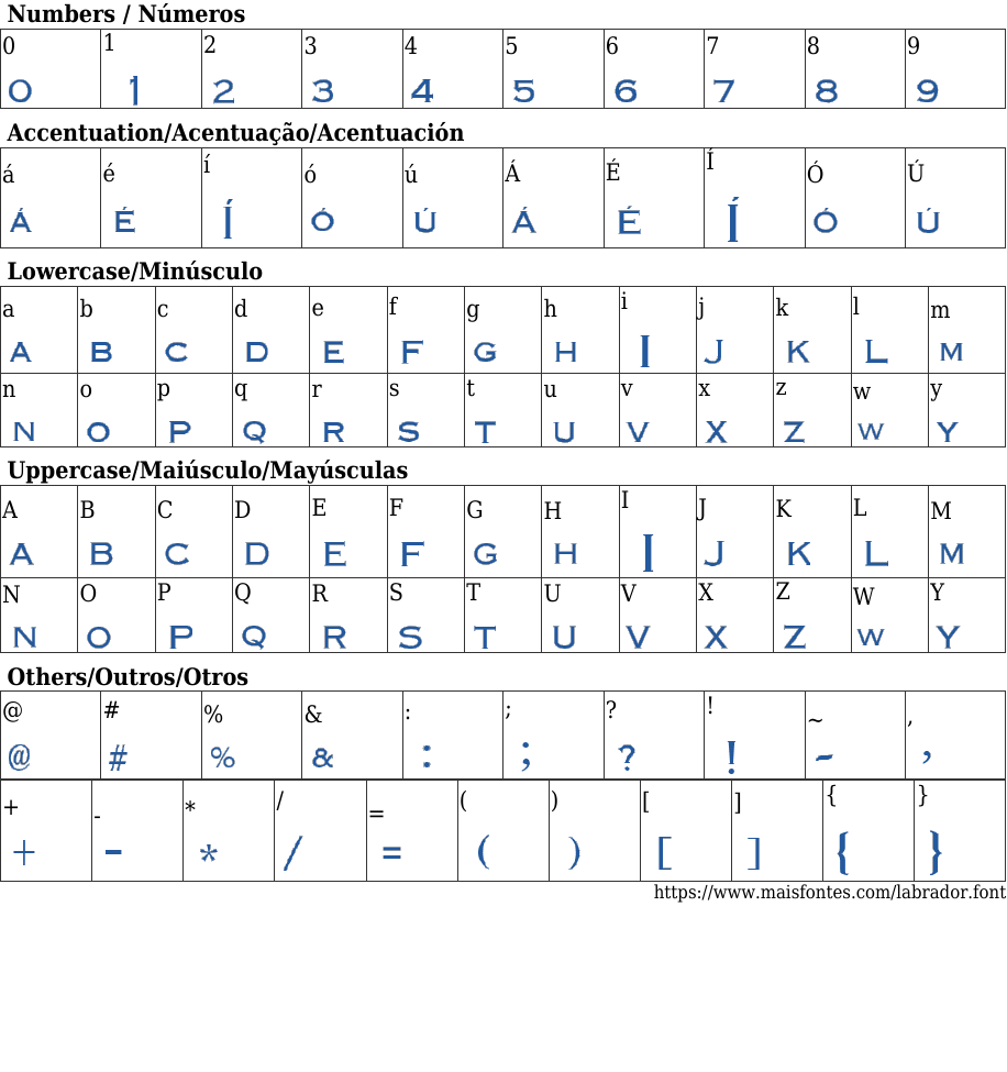 Labrador: Free Font Download | MaisFontes