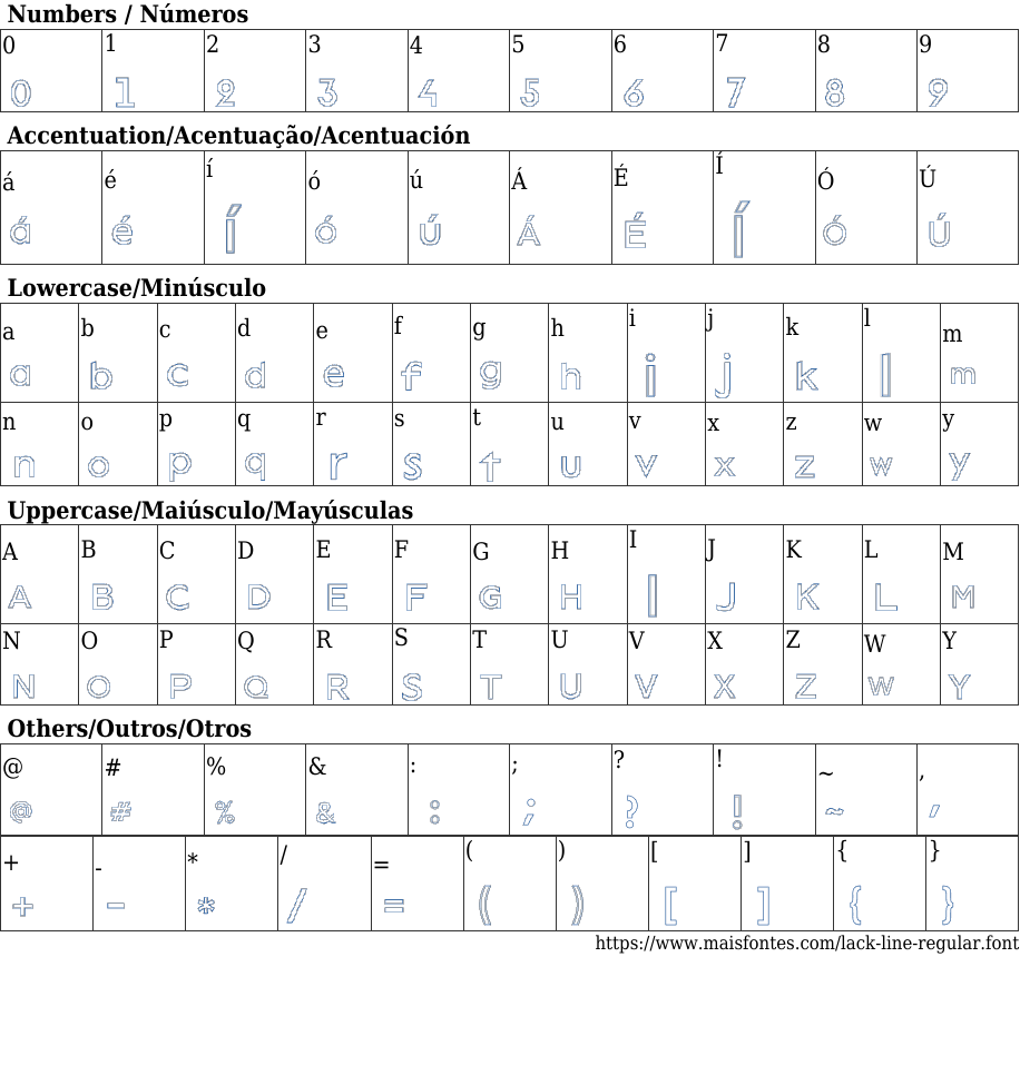 Lack Line Regular: Baixar Fonte Grátis | MaisFontes