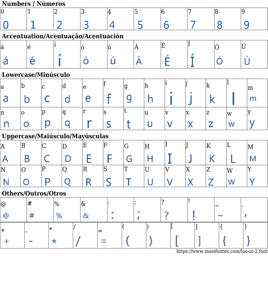 Lao UI: Free Font Download | MaisFontes