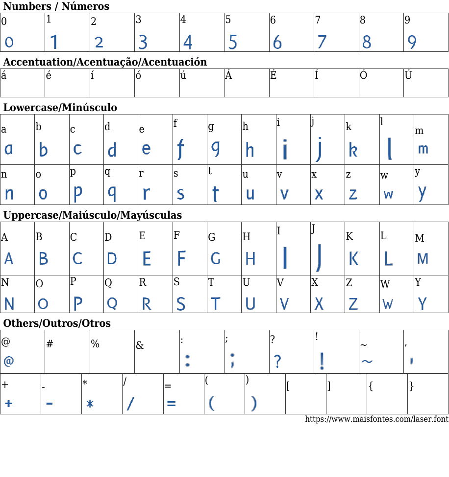 Laser Font: Free Download | MaisFontes