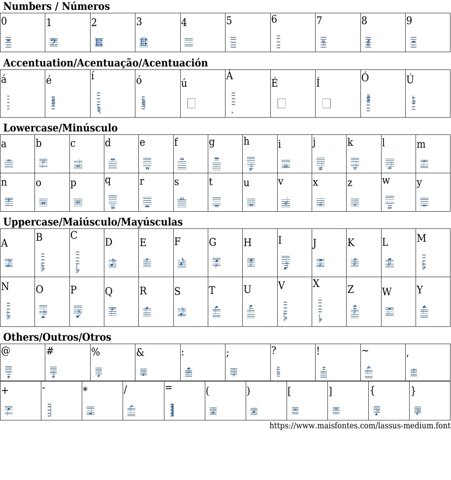 Lassus Medium: Free Font Download | MaisFontes
