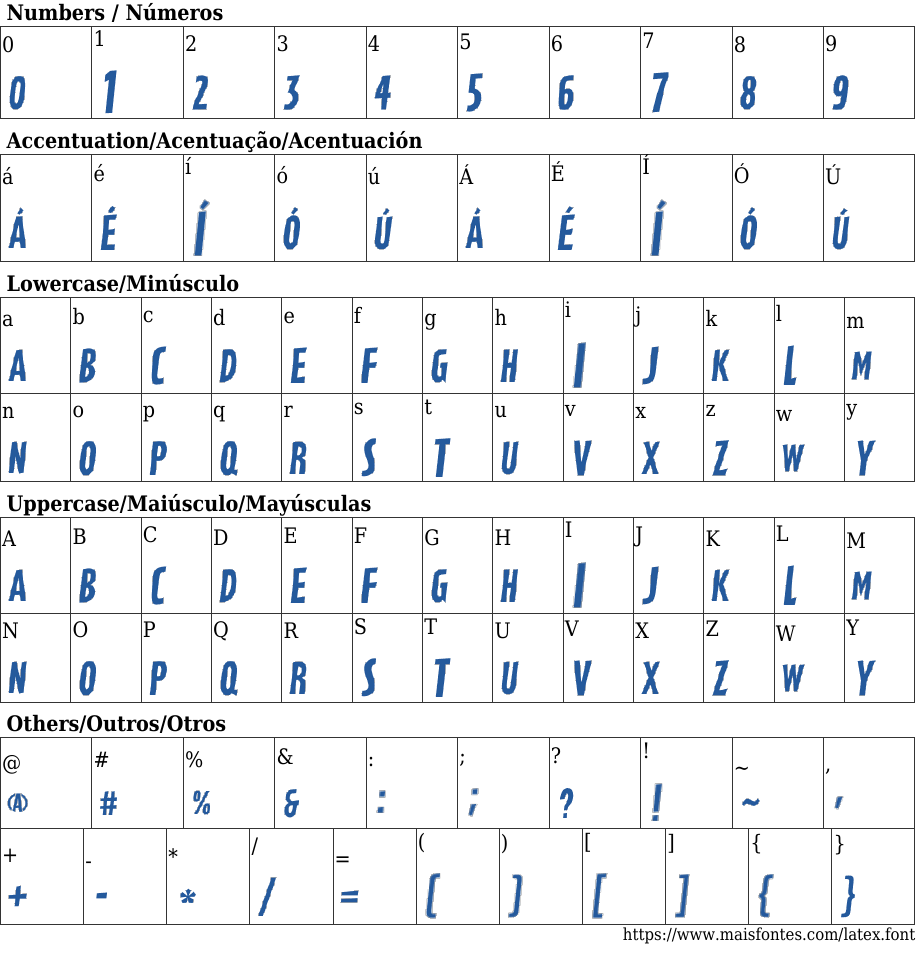 Latex Font: Free Download | MaisFontes