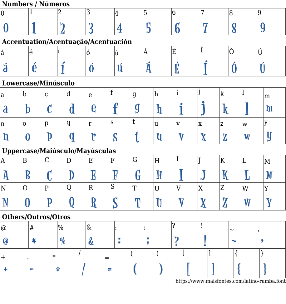 Latino Rumba Font: Free Download | MaisFontes