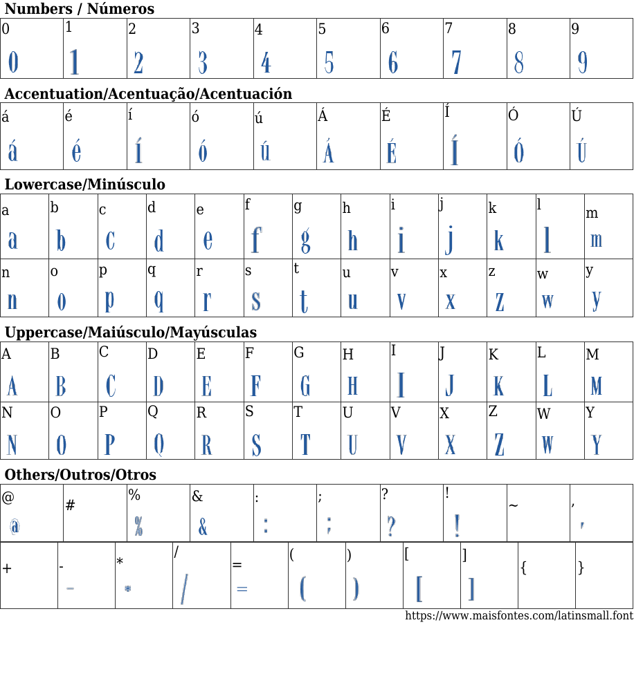 Latin Small: Free Font Download | MaisFontes