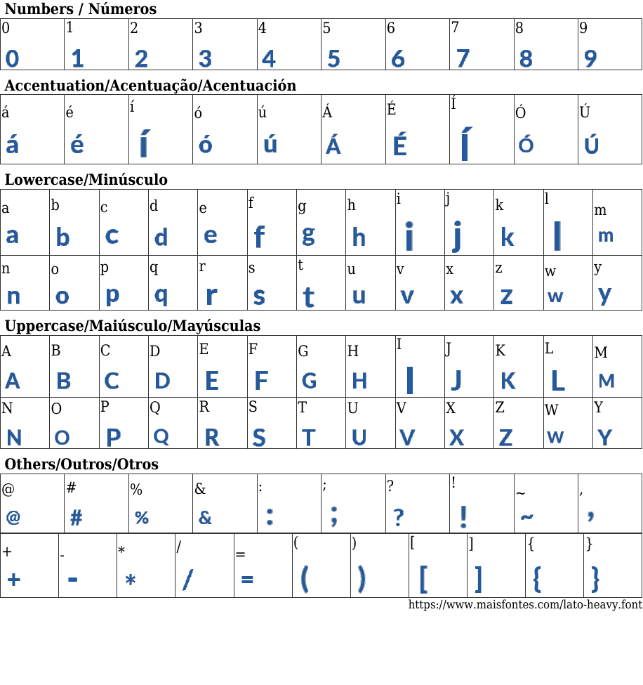 Lato Heavy Font: Free Download | MaisFontes