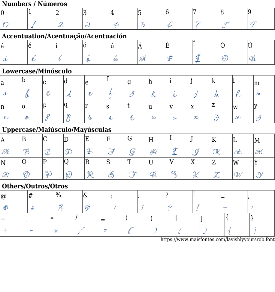 Lavishly Yours: Free Font Download | MaisFontes