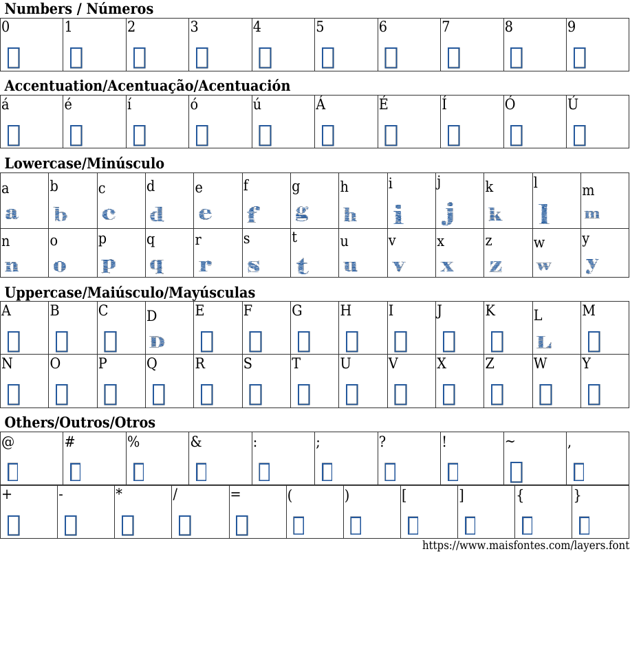 Layers: Free Font Download | MaisFontes