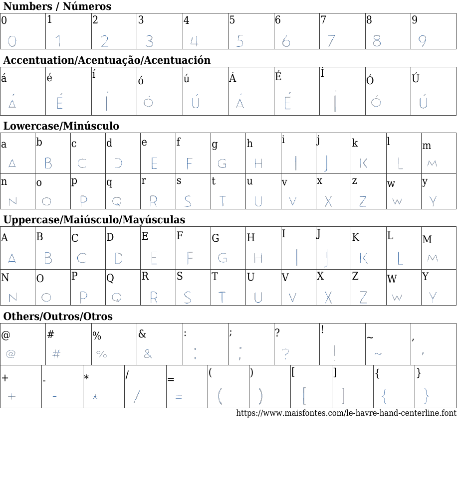 Le Havre Hand Centerline: Download Free Font | MaisFontes