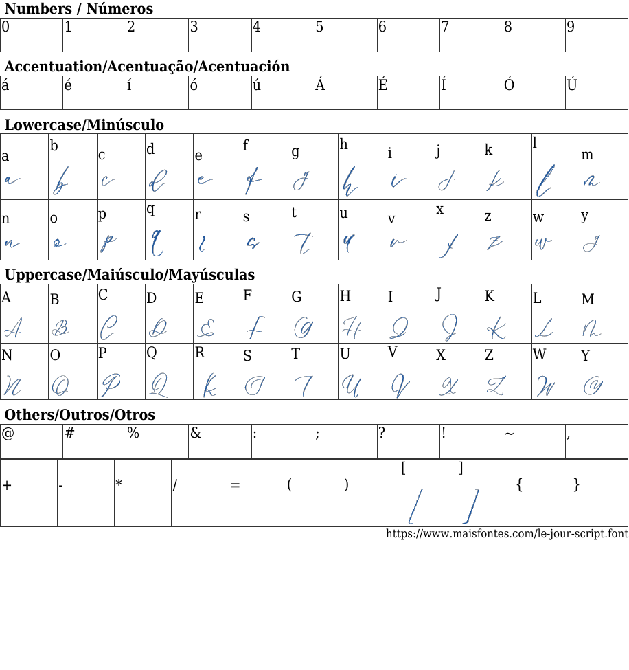 Le Jour Script: Free Font Download | MaisFontes