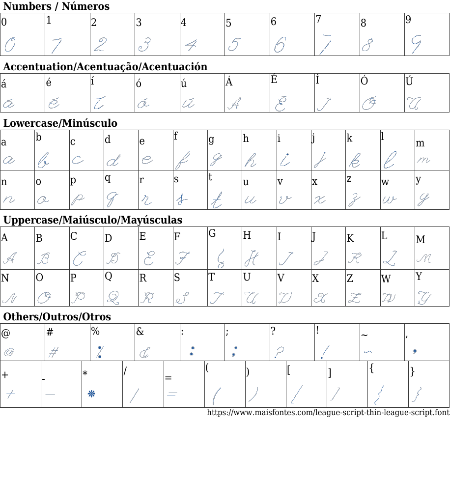 League Script Thin：免费字体下载 | MaisFontes