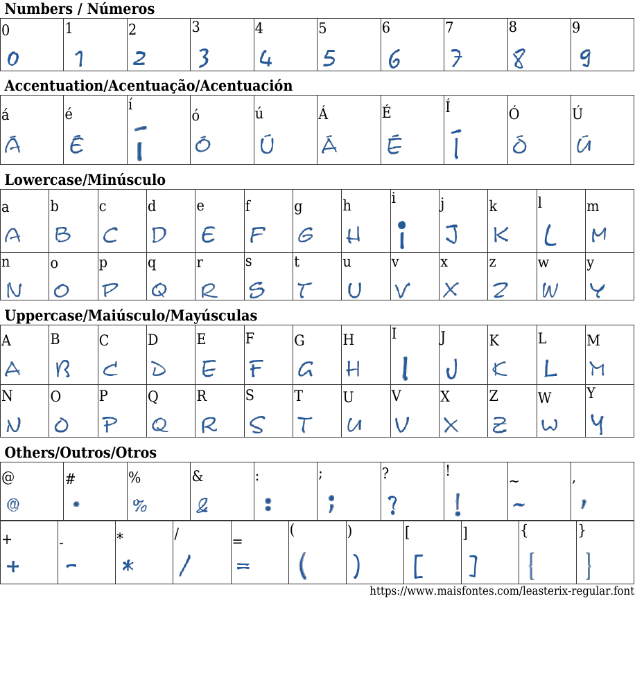 Leasterix Regular: Baixar Fonte Grátis | MaisFontes