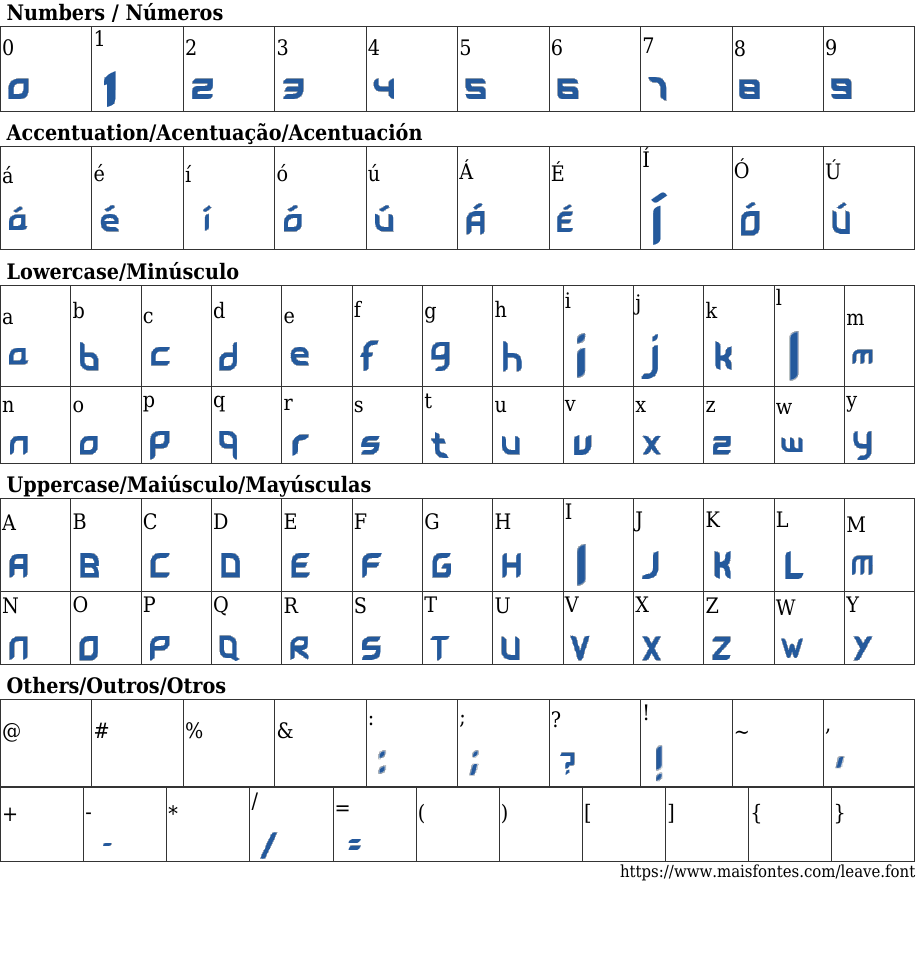 Leave Font: Free Download | MaisFontes