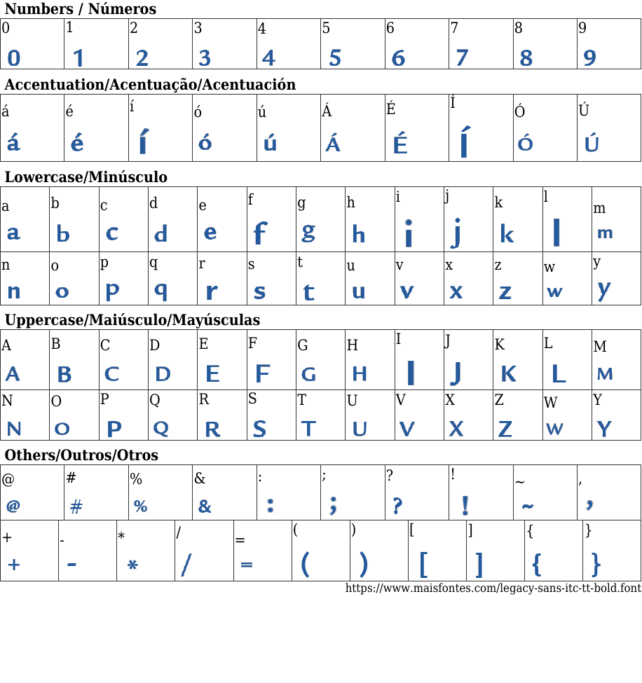 Legacy Sans TT Bold: Free Font Download | MaisFontes