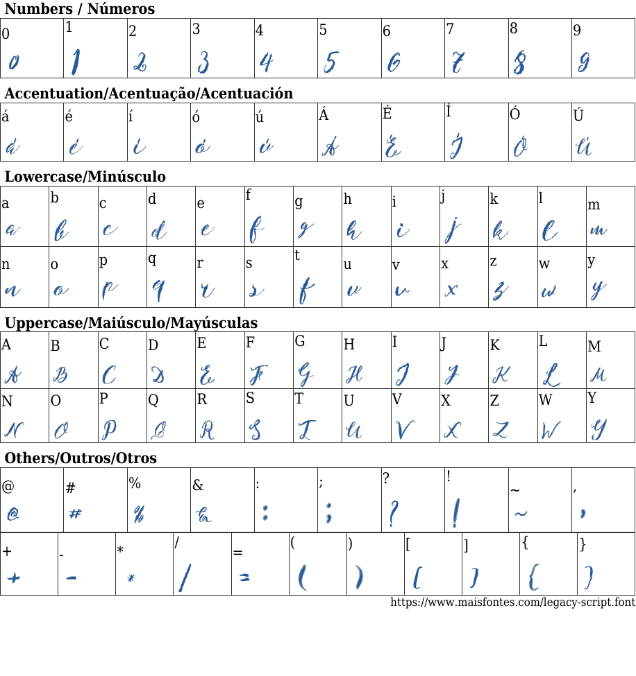 Legacy Script: Free Font Download | MaisFontes