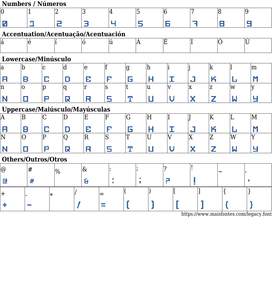 Legacy: Free Font Download | MaisFontes