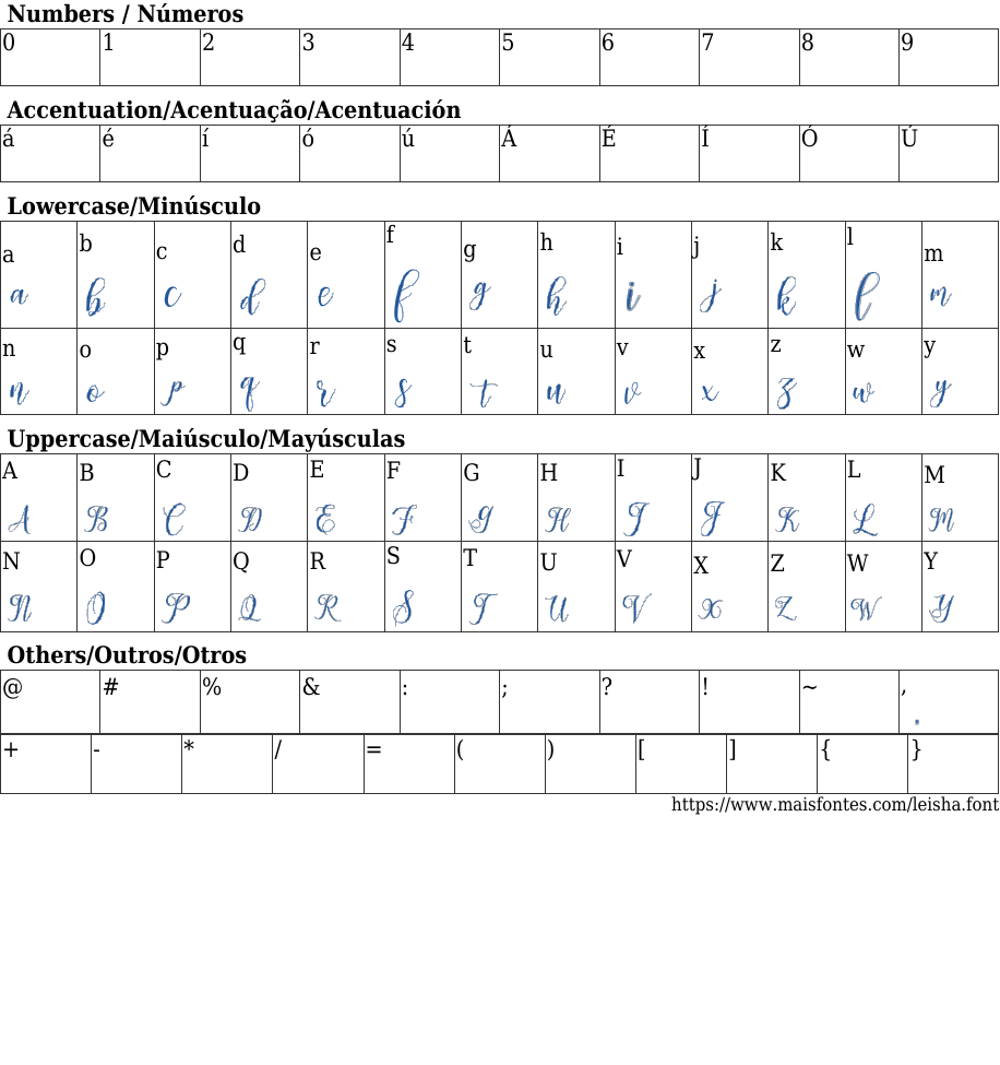 Leisha: Free Font Download | MaisFontes