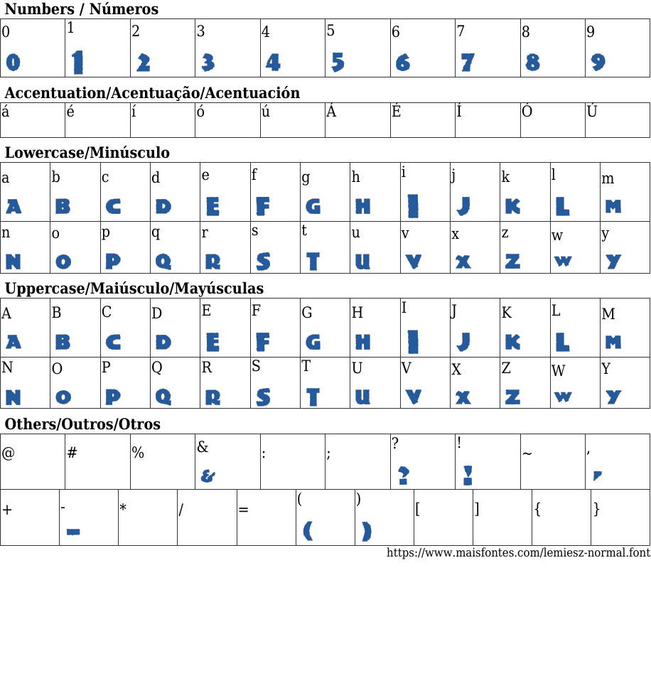 Lemiesz Normal: Baixar Fonte Grátis | MaisFontes