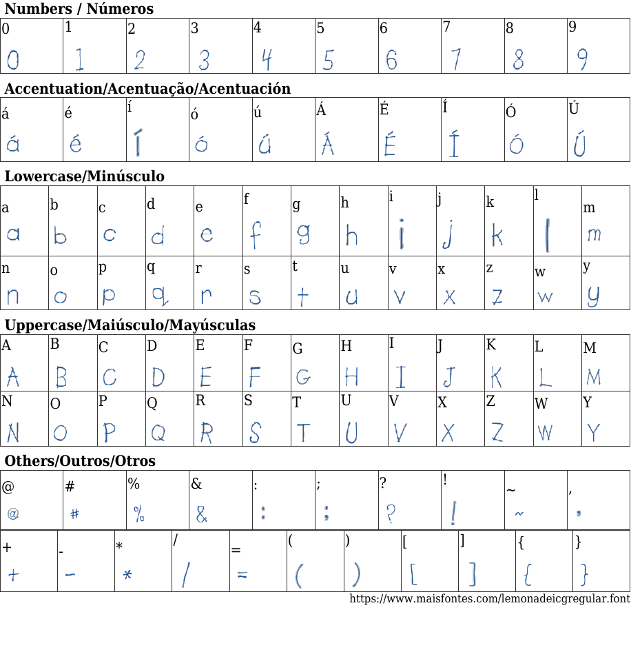 Lemonade ICG Regular: Free Font Download | MaisFontes