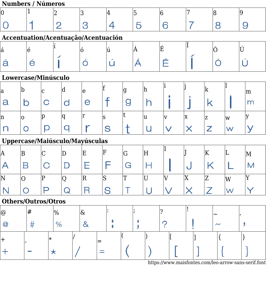 Leo Arrow Sans Serif: Baixar Fonte Grátis | MaisFontes