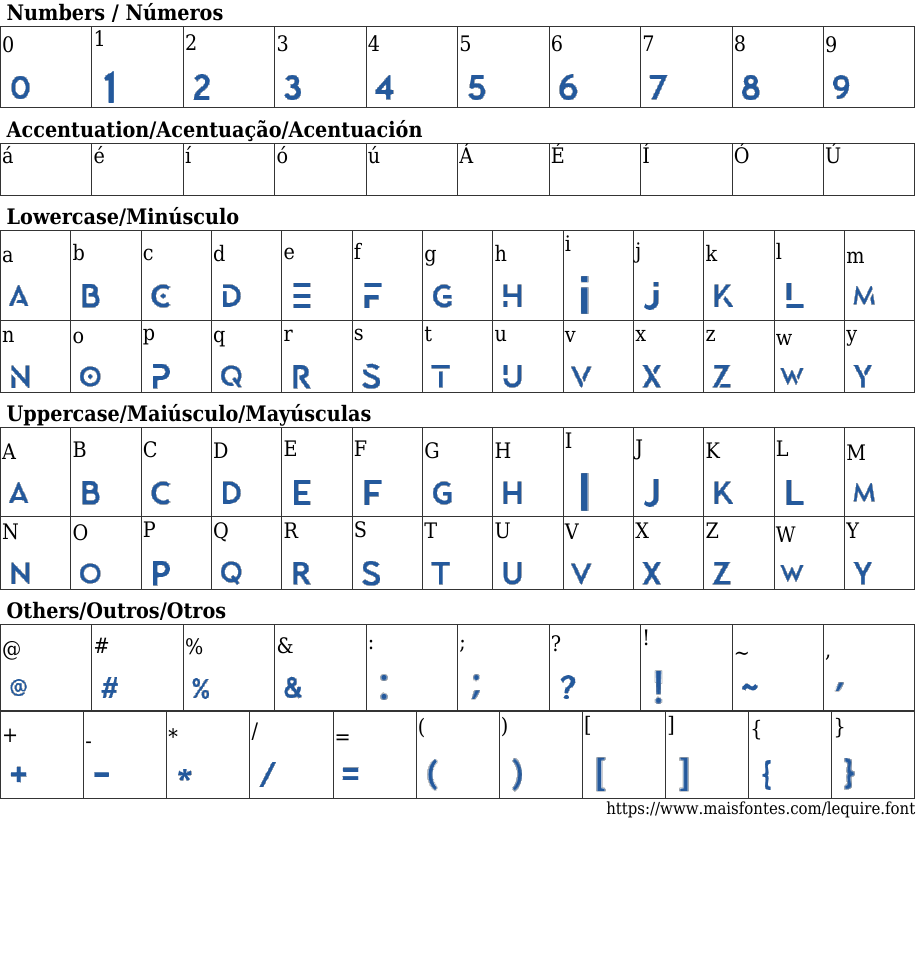 Lequire: Free Font Download | MaisFontes