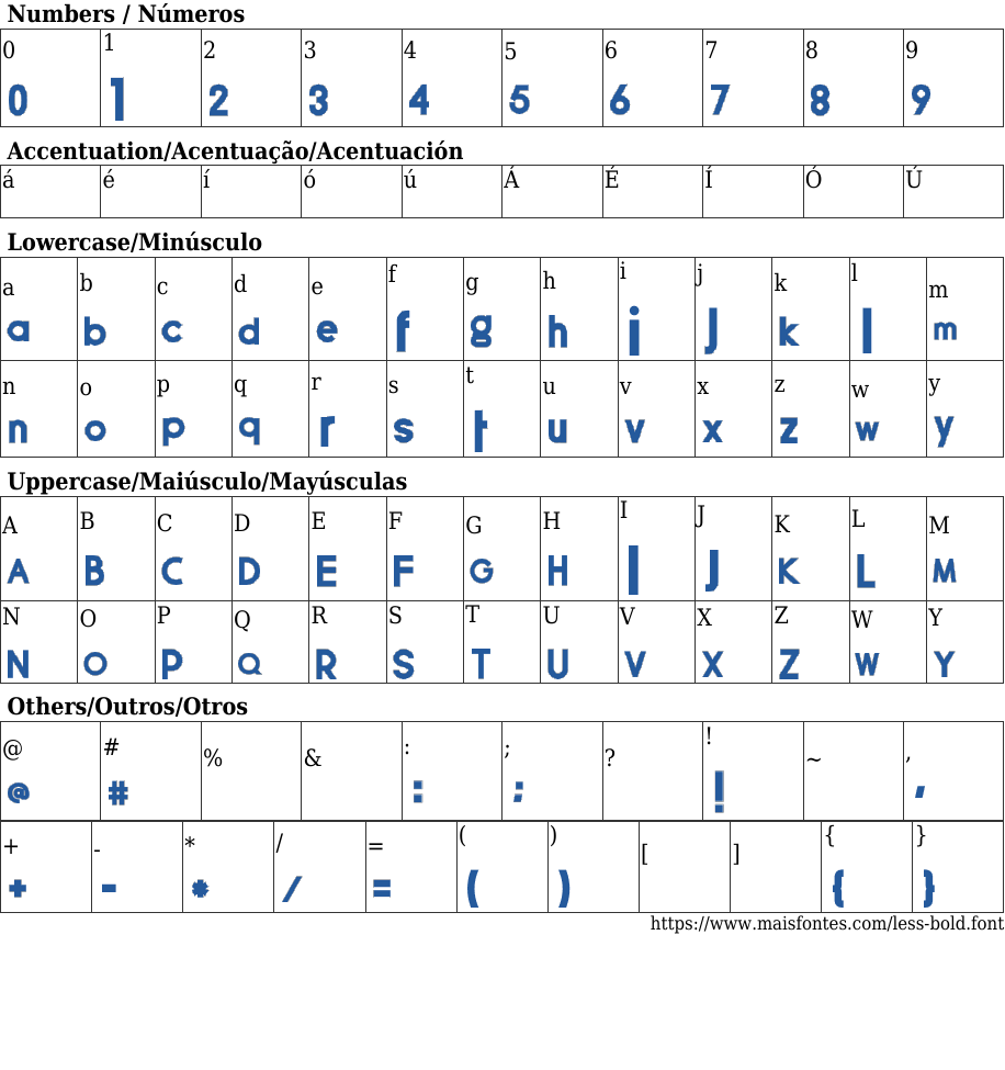 Less Bold: Free Font Download | MaisFontes