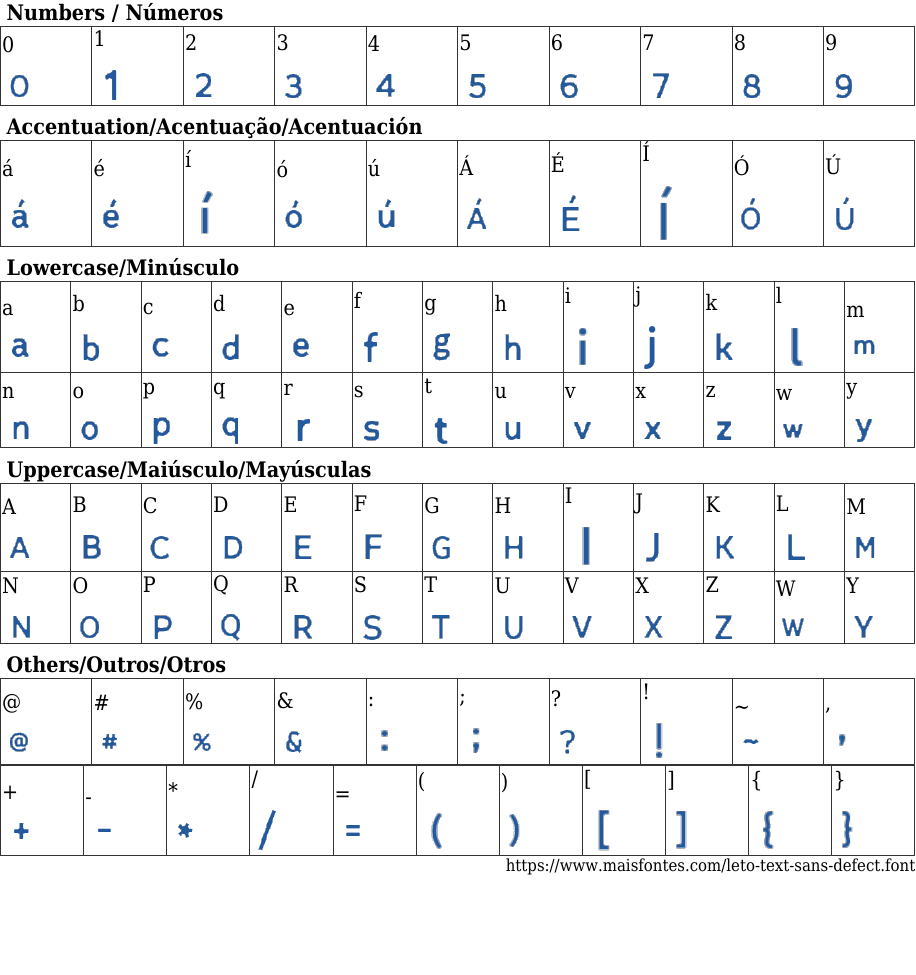 Leto Text Sans Defect: Baixar Fonte Grátis | MaisFontes